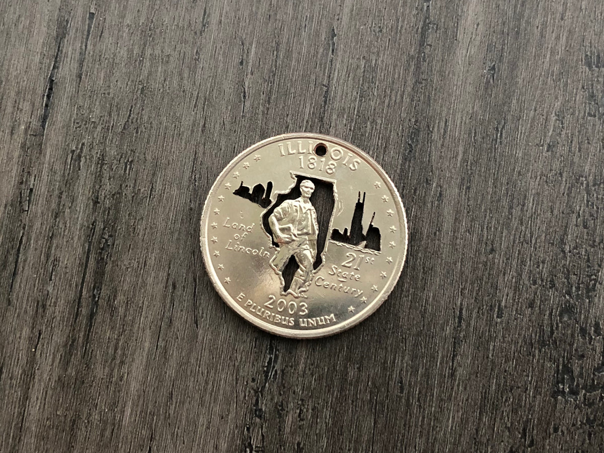 Illinois Quarter – Coin Operated Jewelry